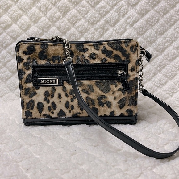 Miche | Bags | Miche Interchangeable Purse Base Bag Leopard Video Shows ...